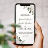 QR Code Wedding Template Minimalist Wedding Invitation Template With QR ...