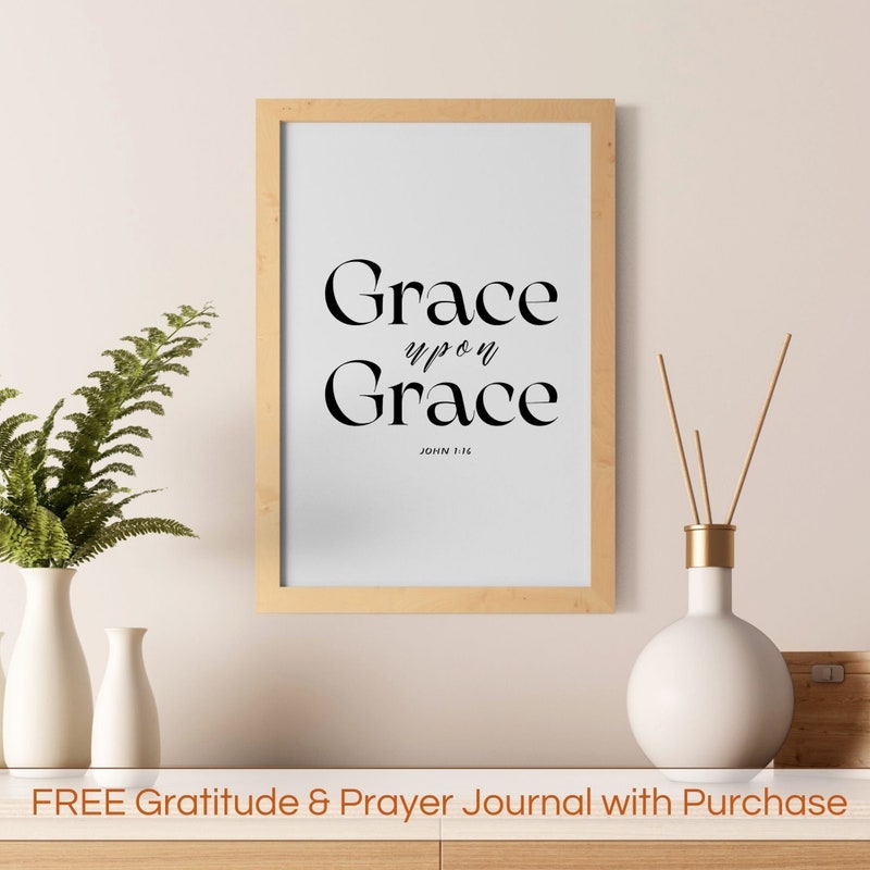 Grace and Gratitude Sign - Etsy