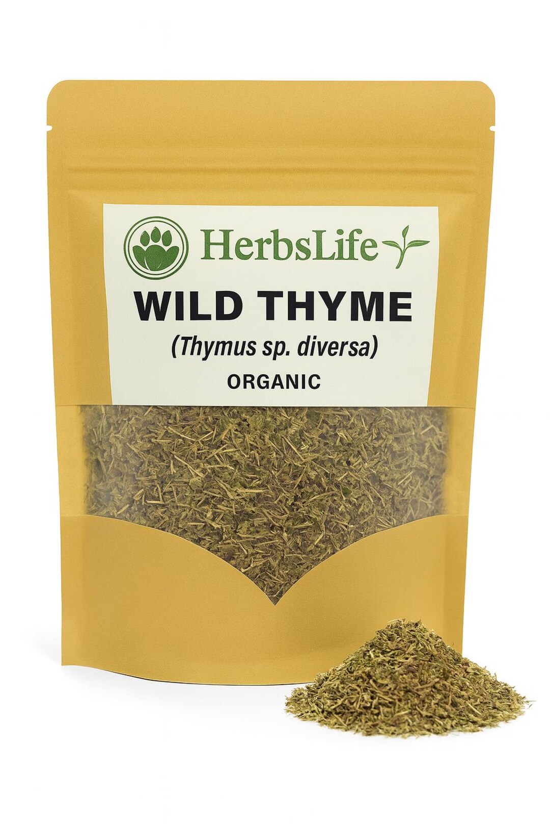 Organic WILD THYME | Thymus Serpyllum Dried Cut Herb | Herbal Tea ...