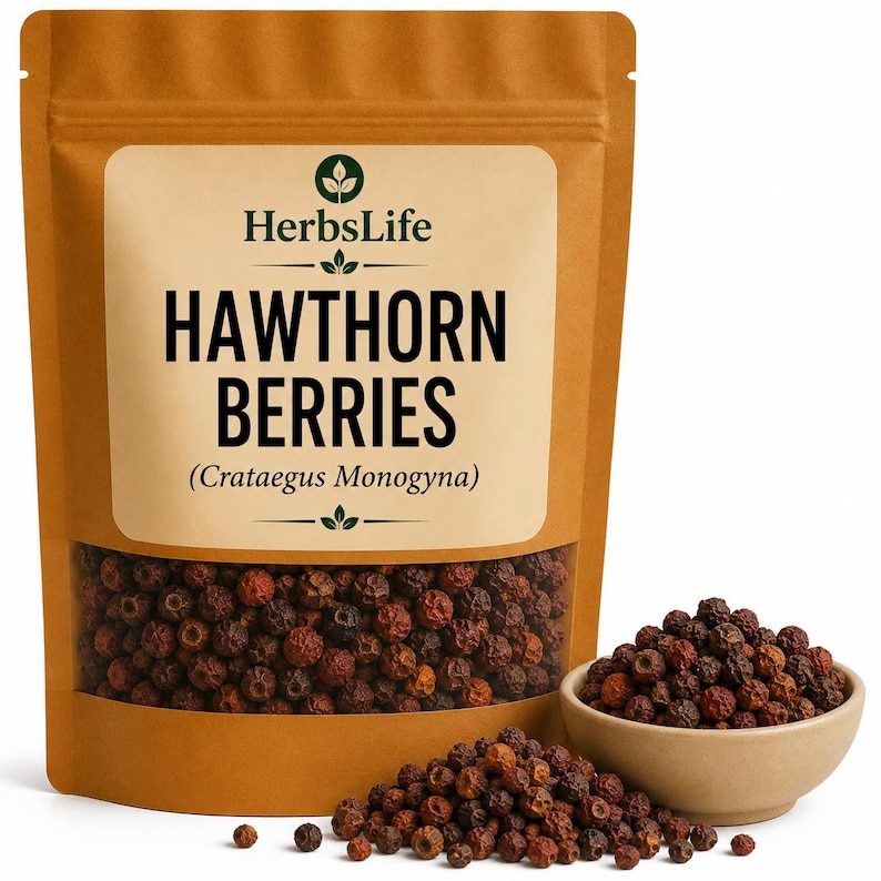 HAWTHORN BERRIES | Wildcrafted Bulgarian Crataegus Monogyna Dried ...