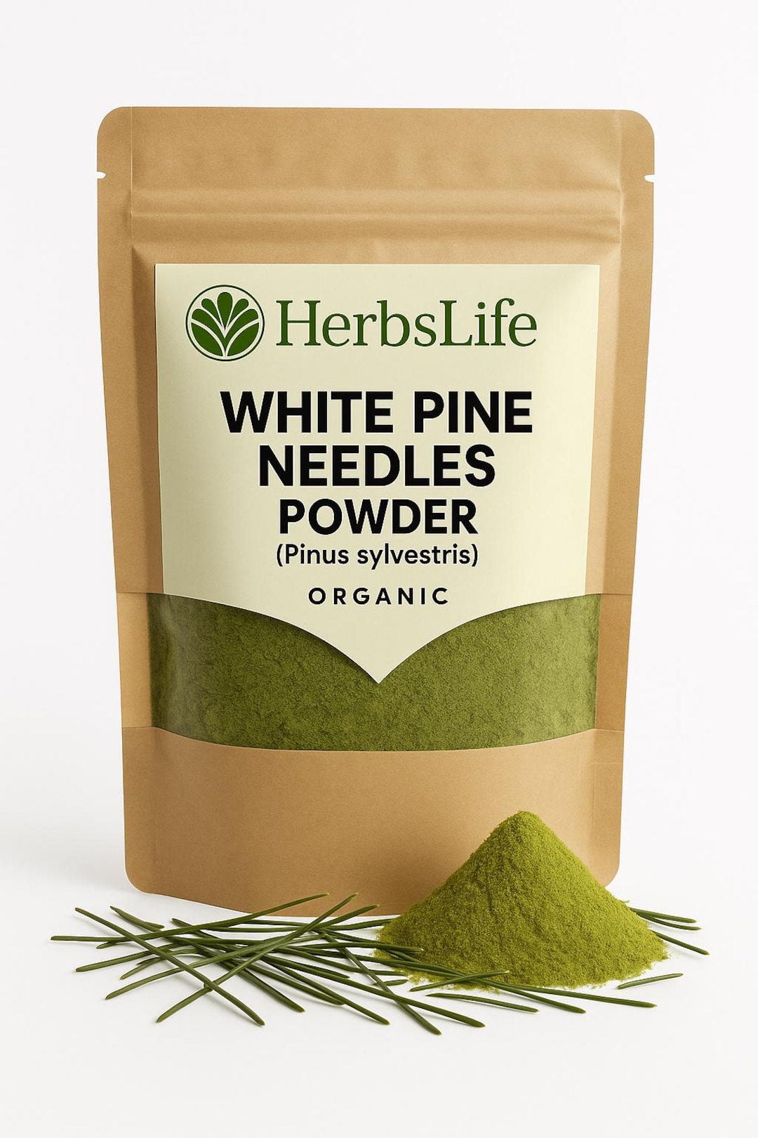 Organic WHITE PINE NEEDLE Powder | Pinus Sylvestris Dried Herbal Powder ...