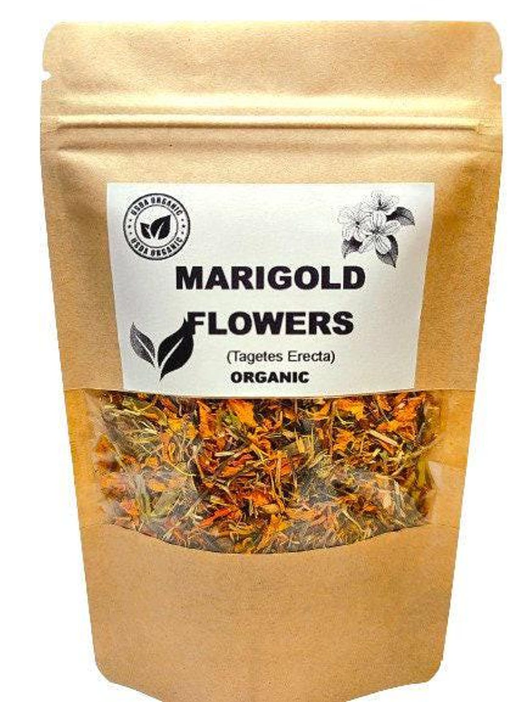 MARIGOLD FLOWERS | Tagetes Flowers | Tagetes Erecta | Dried Herbs ...