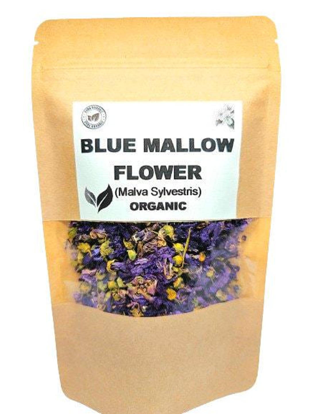 Organic BLUE MALLOW FLOWER | Malva Sylvestris | Blue Mallow Tea ...