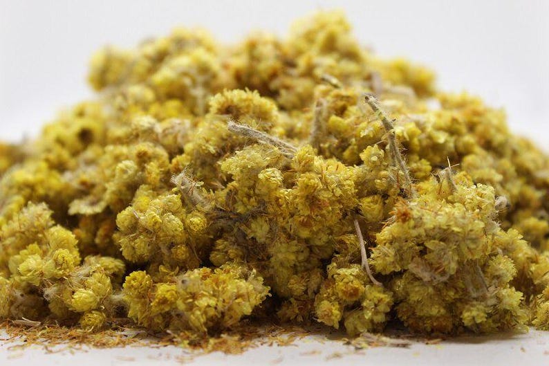 LIFE EVERLASTING FLOWERS | Wildcrafted Bulgarian Helichrysum Arenarium ...