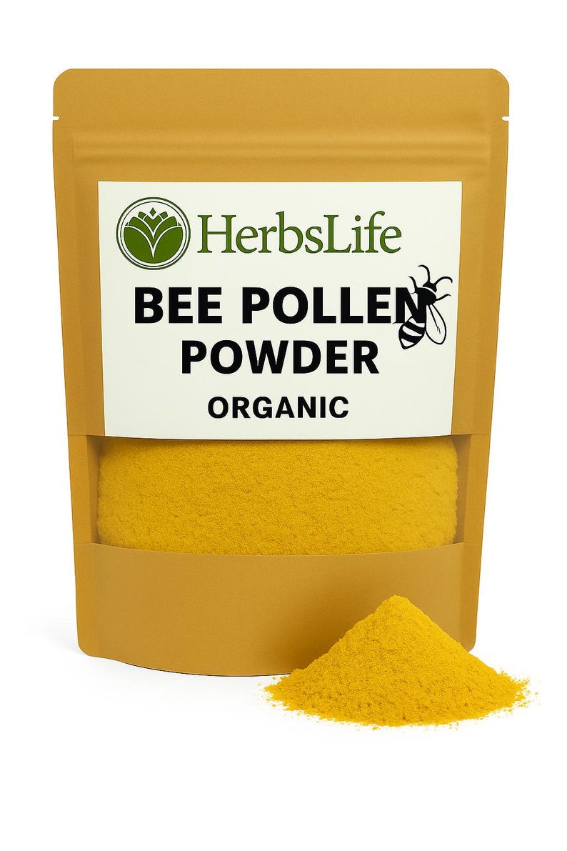 Organic BEE POLLEN POWDER | Dried Natural Superfood | Smoothie ...