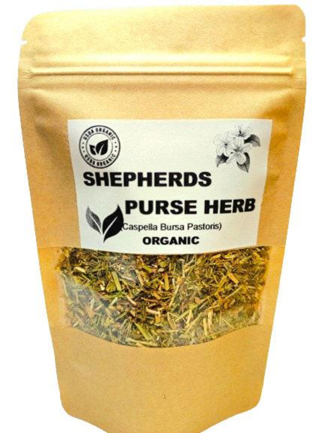 Organic SHEPHERD'S PURSE HERB | Caspella Bursa Pastoris | Shepherd's ...