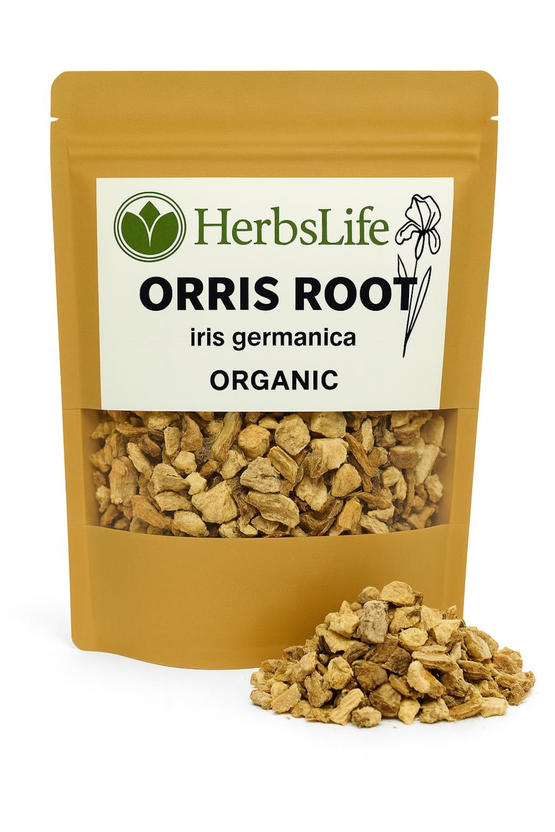 Organic ORRIS ROOT | Iris Germanica Dried Cut Root | Apothecary, Craft ...