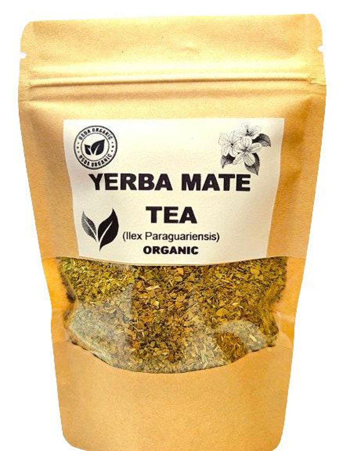 Organic Yerba Mate Tea | Ilex Paraguariensis | Yerba Mate Green Leaf ...