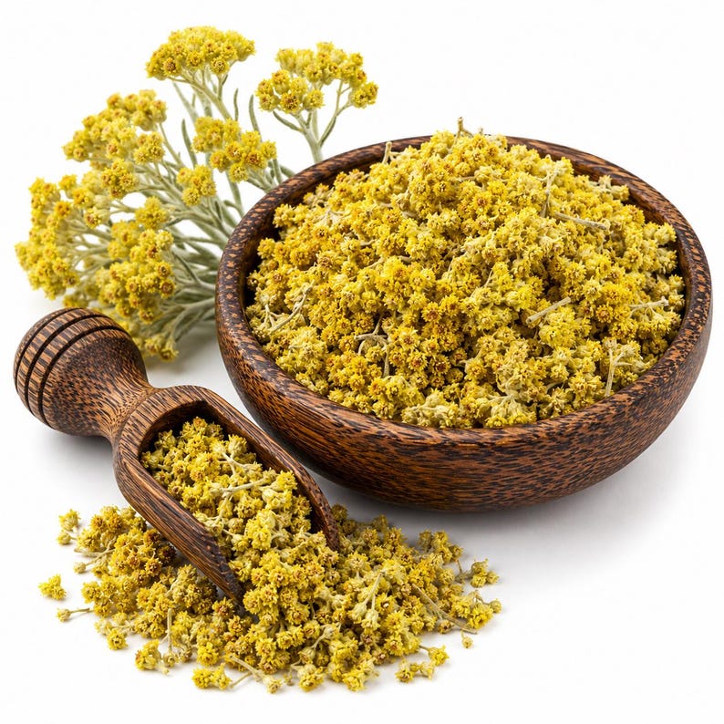 LIFE EVERLASTING FLOWERS | Wildcrafted Bulgarian Helichrysum Arenarium ...