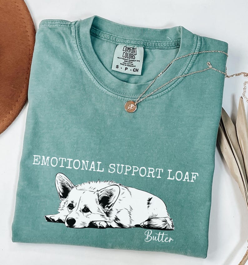 Comfort Colors Corgi Dog Shirt, Personalised Corgi Mama Shirt, Dog ...