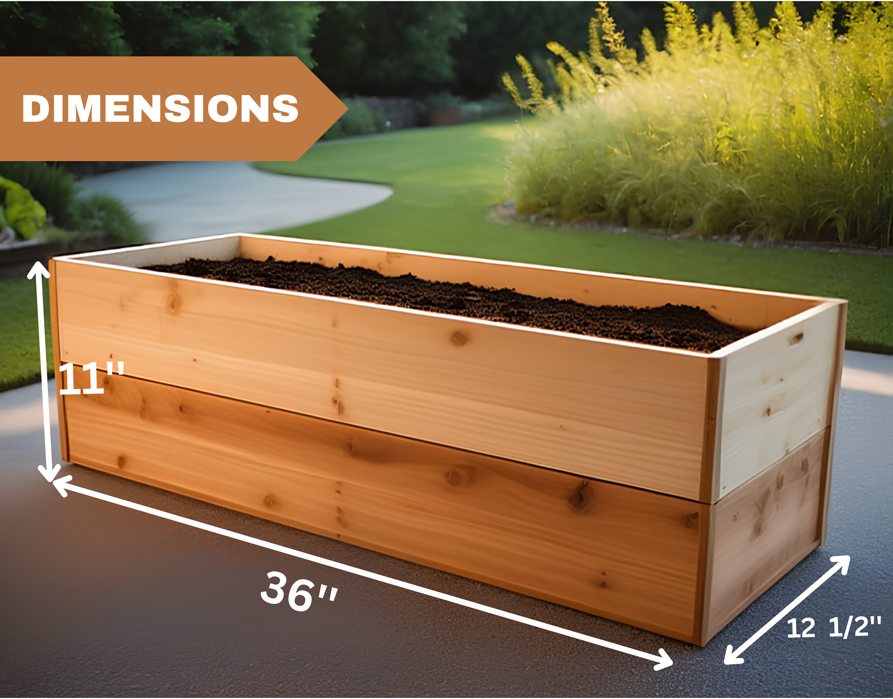 Easy and Beautiful DIY Cedar Planter Build Plan | Planter Box Plan ...
