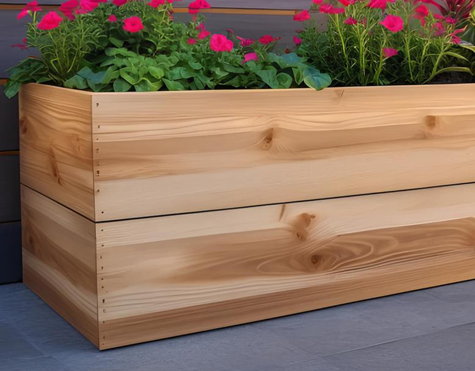 Diy Outdoor Cedar Planter Box Build Plan Woodworking Plans Raised