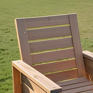 DIY Modern Outdoor Chair Plan | Outdoor Chair | Garden Chair Plans ...