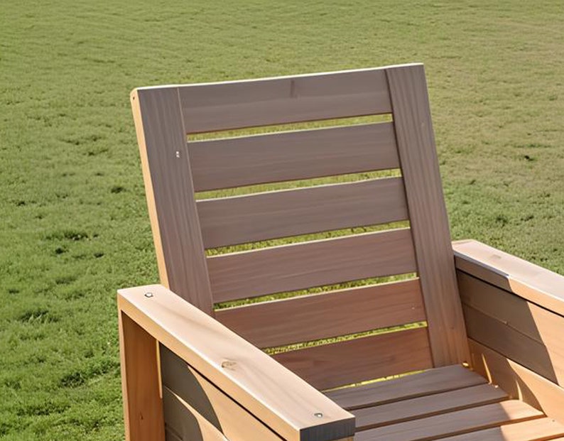 DIY Modern Outdoor Chair Plan | Outdoor Chair | Garden Chair Plans ...