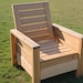 DIY Modern Outdoor Chair Plan | Outdoor Chair | Garden Chair Plans ...