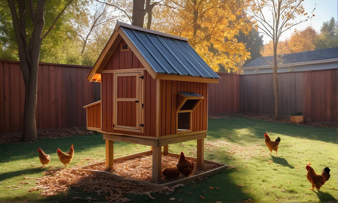 4x4 Chicken Coop Plan With Nesting Box | Woodworking Plans | Coops Plan ...