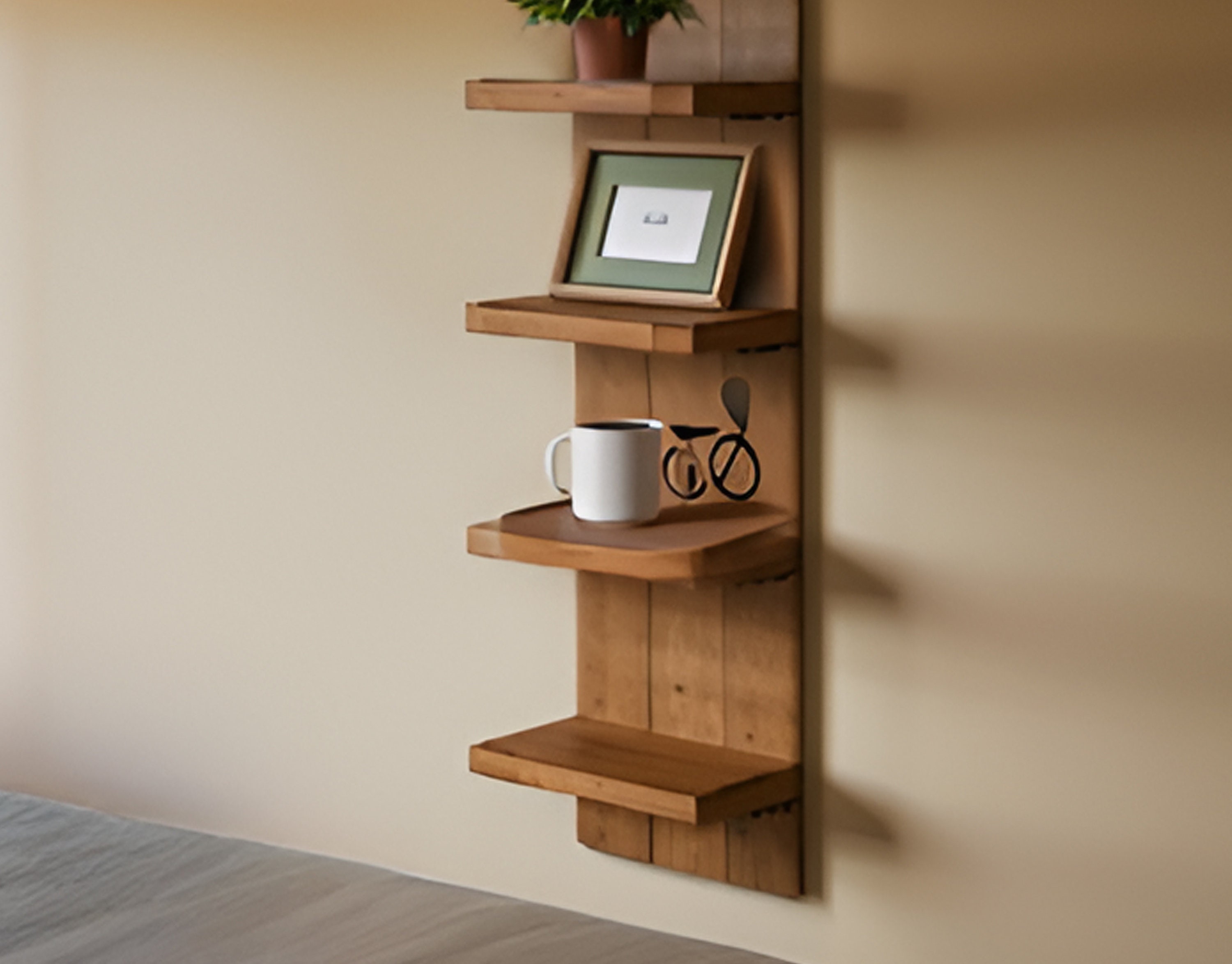 Floating Shelves Woodworking Plans | Shelves Plan | Wood Wall Storage ...