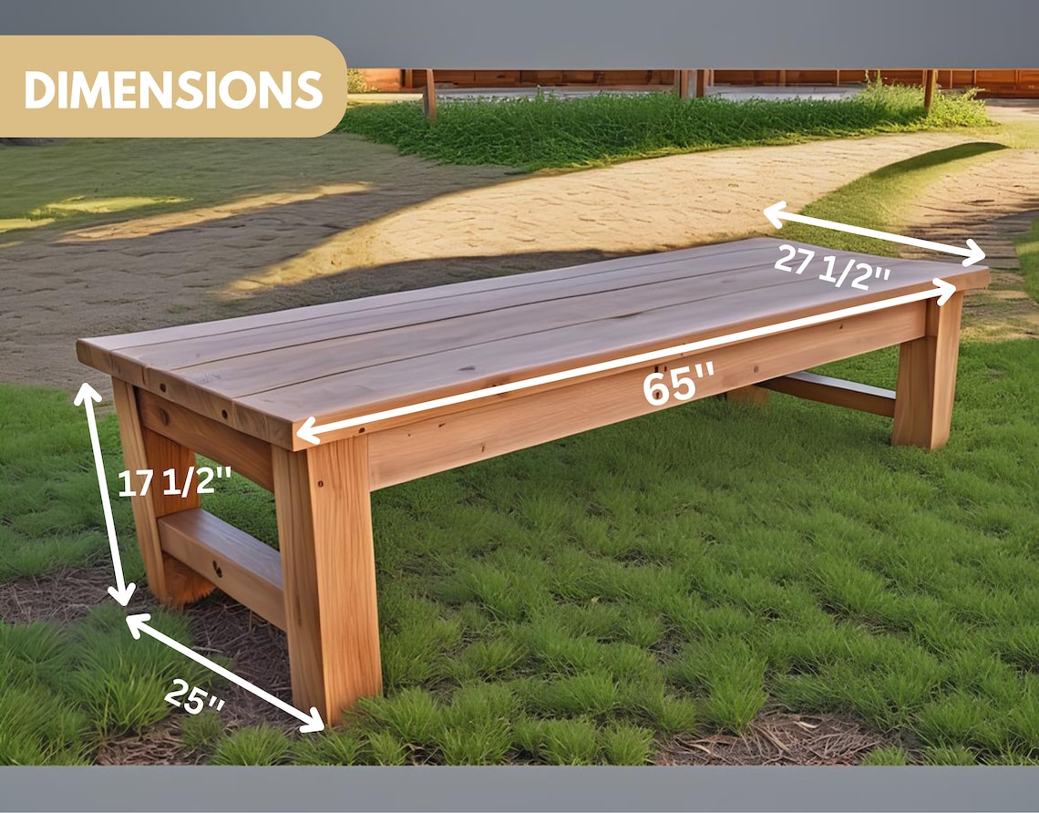 PDF Download, Cedar Outdoor Bench Plan, Woodworking Plans, Outdoor ...