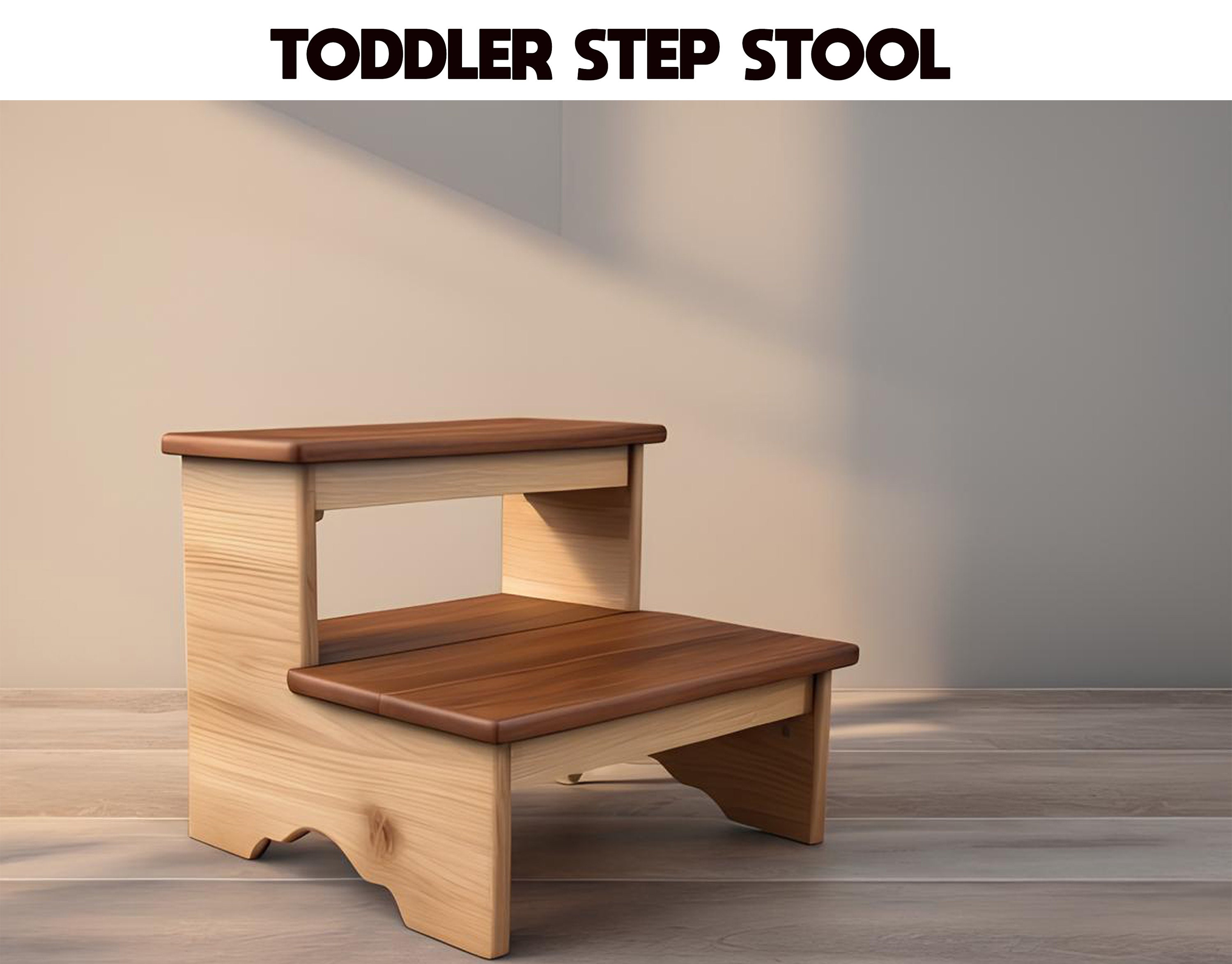 DIY Toddler Step Stool Build Plan | Woodworking Plans | Step Stool ...