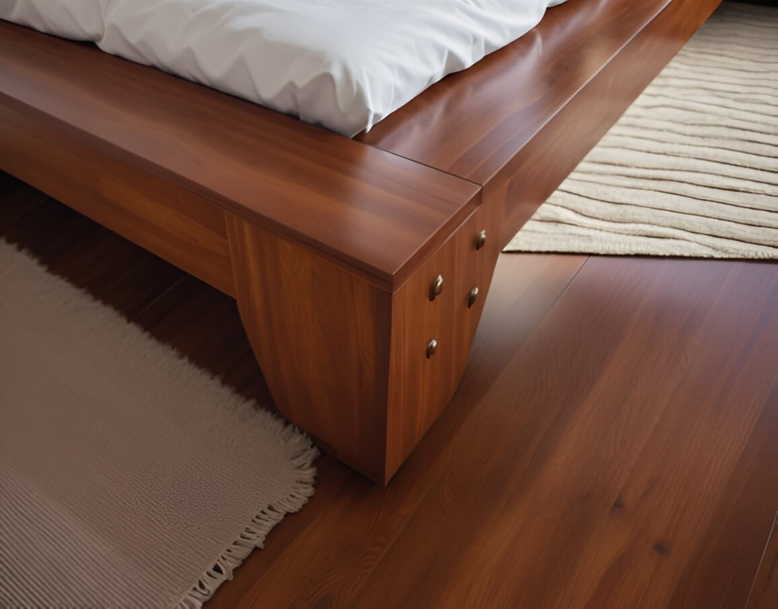 DIY Platform Bed Build Frame Plan, Queen Size Platform Bed Frame ...