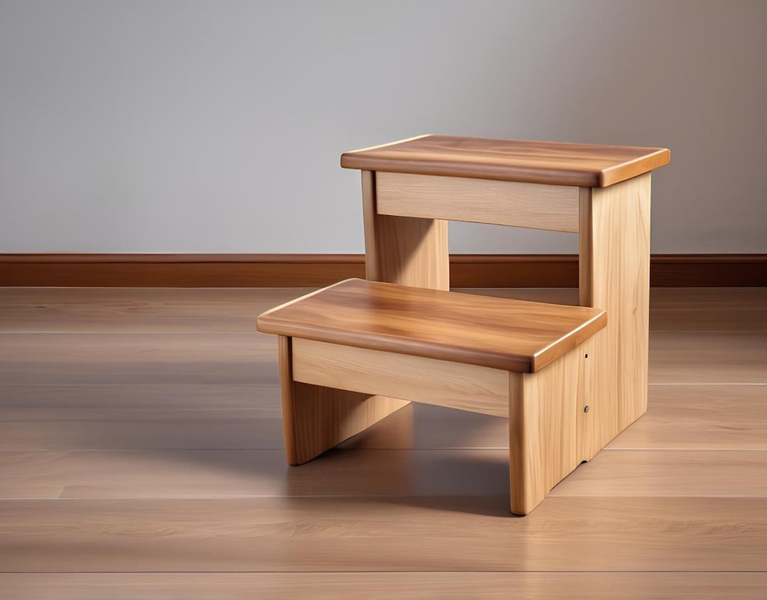 DIY Wooden Step Stool Build Plan | Toddler Stool | Woodworking Plans ...