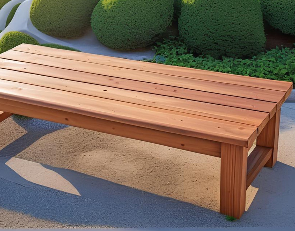 PDF Download, DIY Backyard Bench Build Plan, Woodworking Plans, Patio ...