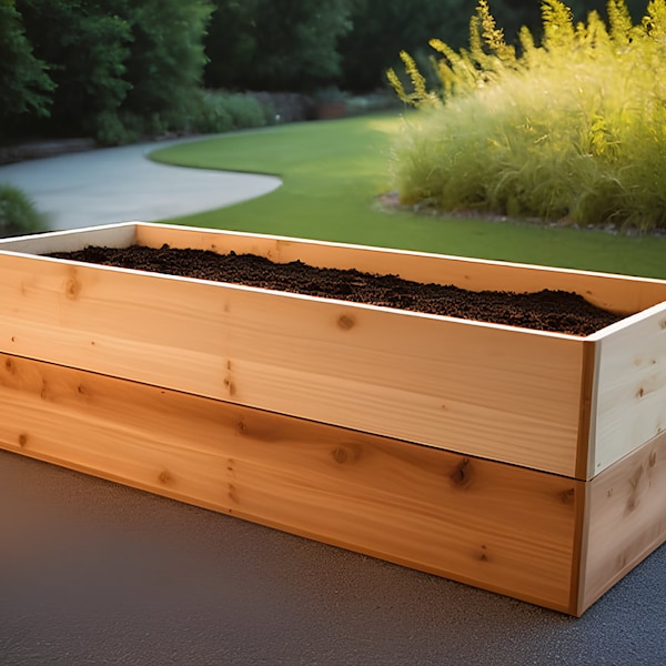Cedar Step Planter - Etsy