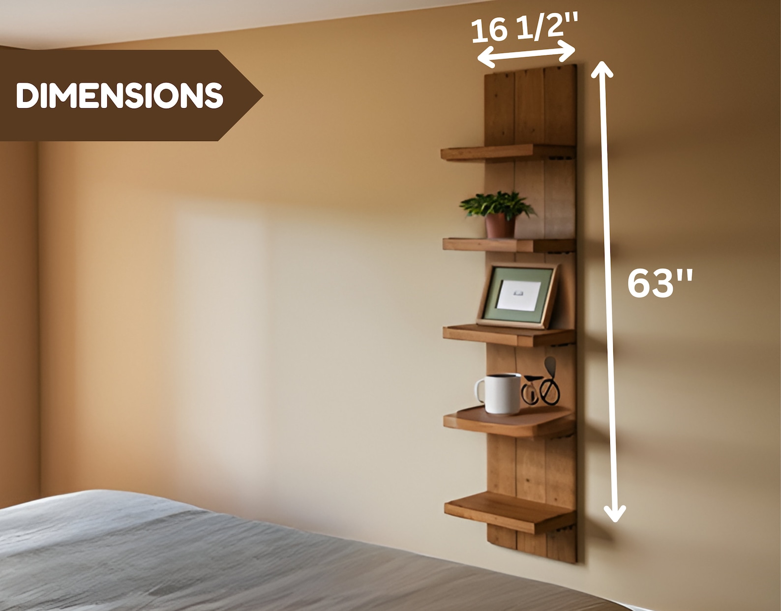 Floating Shelves Woodworking Plans | Shelves Plan | Wood Wall Storage ...