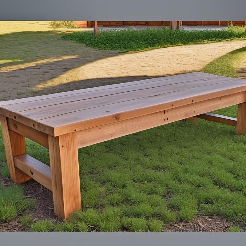 Cedar Bench - Etsy