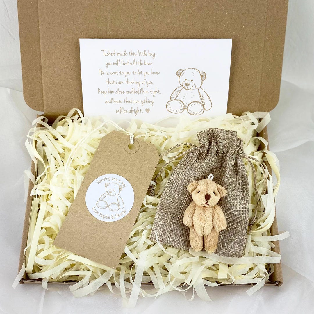 Get Well Soon Teddy Bear Letterbox Gift - Teddy Bear Hug Gift - Gives ...