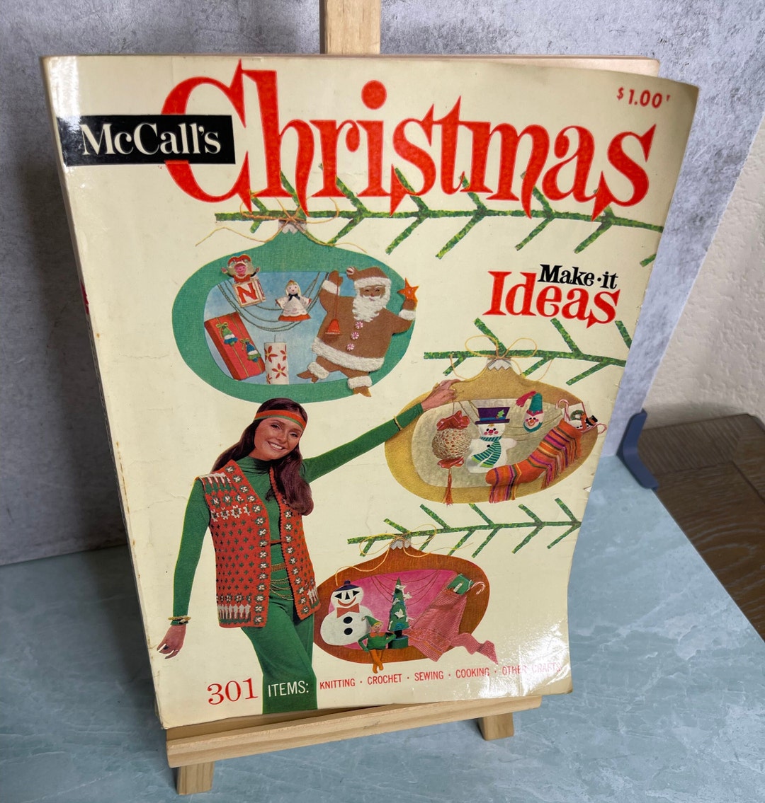 Vintage 1969 Mccall's Christmas Make-it Ideas Vol. XII Magazine MCM ...