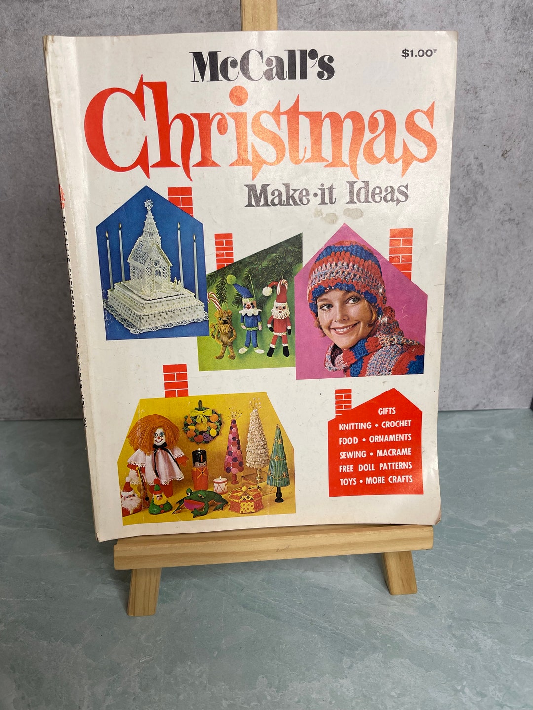 Vintage 1972 Mccall's Christmas Make-it Ideas Vol. XV Magazine MCM ...