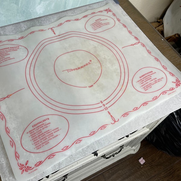 Tupperware Pastry Mat - Etsy
