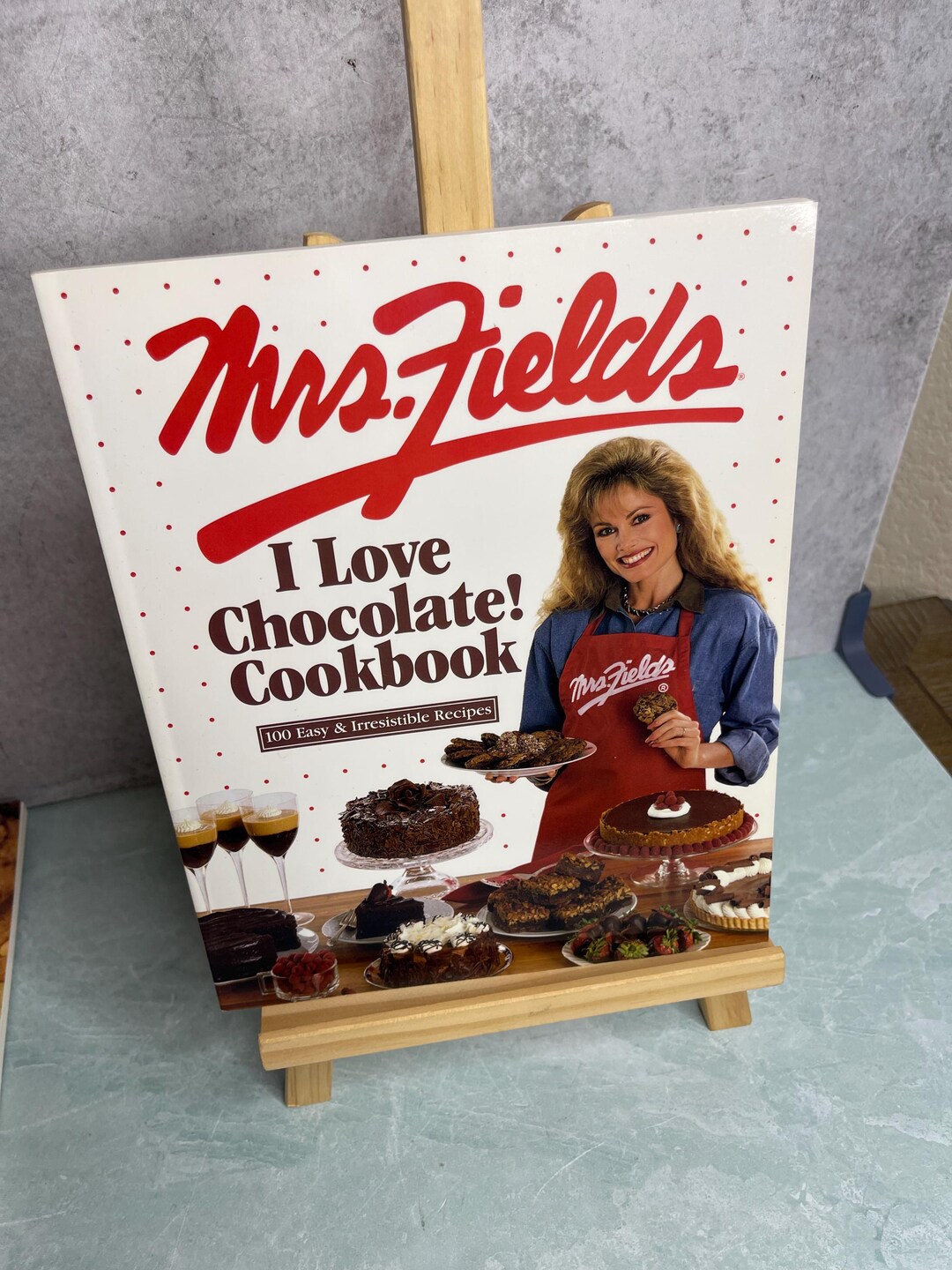 Vintage 1994 Mrs. Fields I Love Chocolate Cookbook Softcover 100 ...