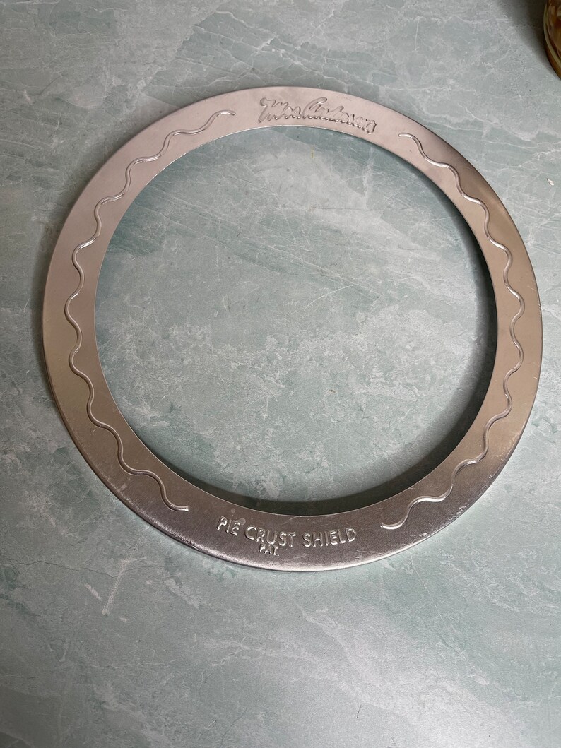 Vintage Mrs. Anderson's 9 Pie Crust Shield Cover Aluminum - Etsy