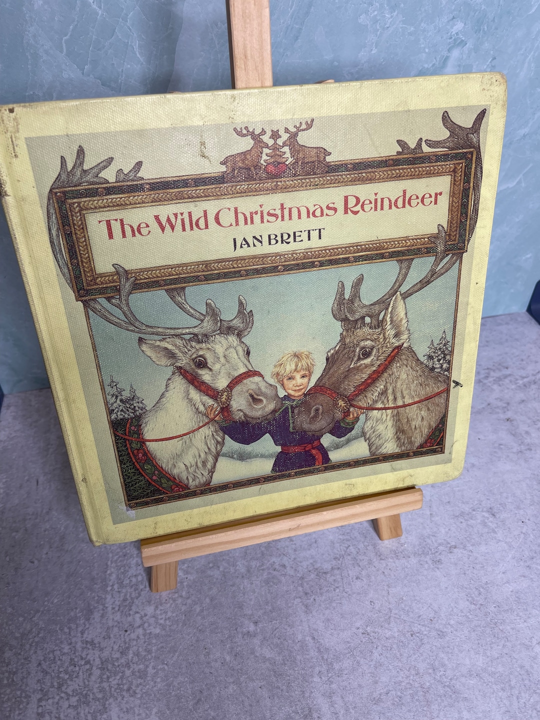 Vintage 1990 First Impression Edition the Wild Christmas Reindeer Jan ...