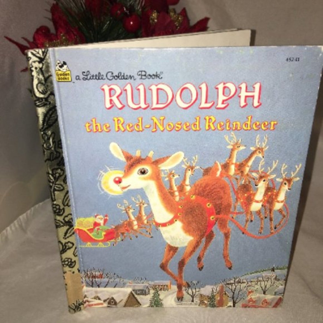 Vintage 1985 Rudolph the Red Nose Reindeer Christmas Book - Etsy