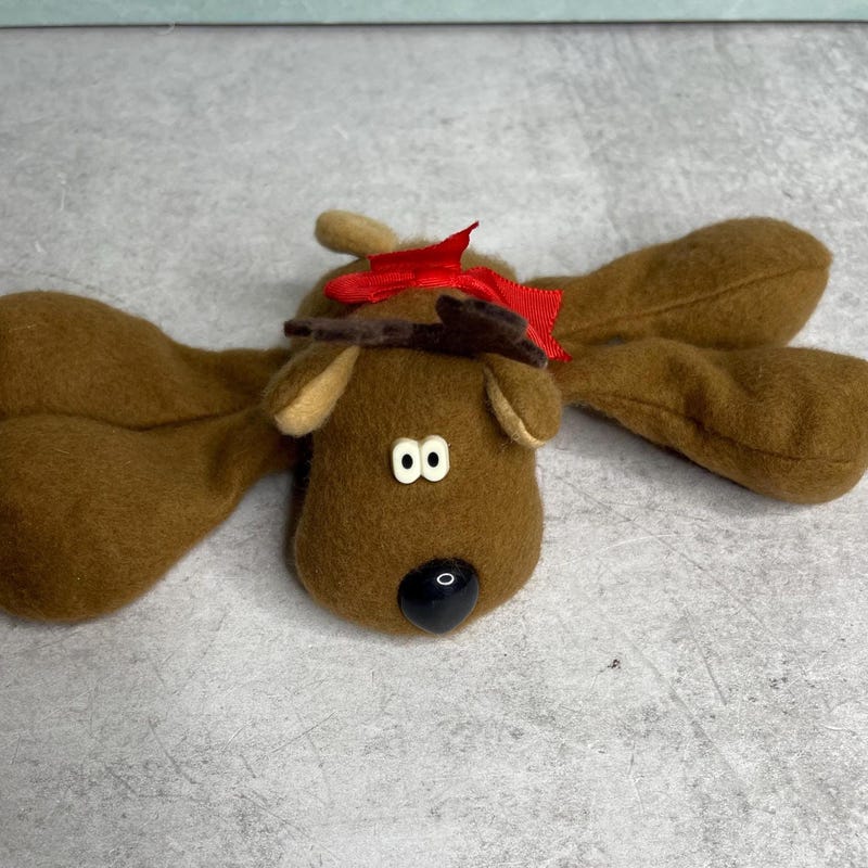 80s Hallmark Reindeer - Etsy