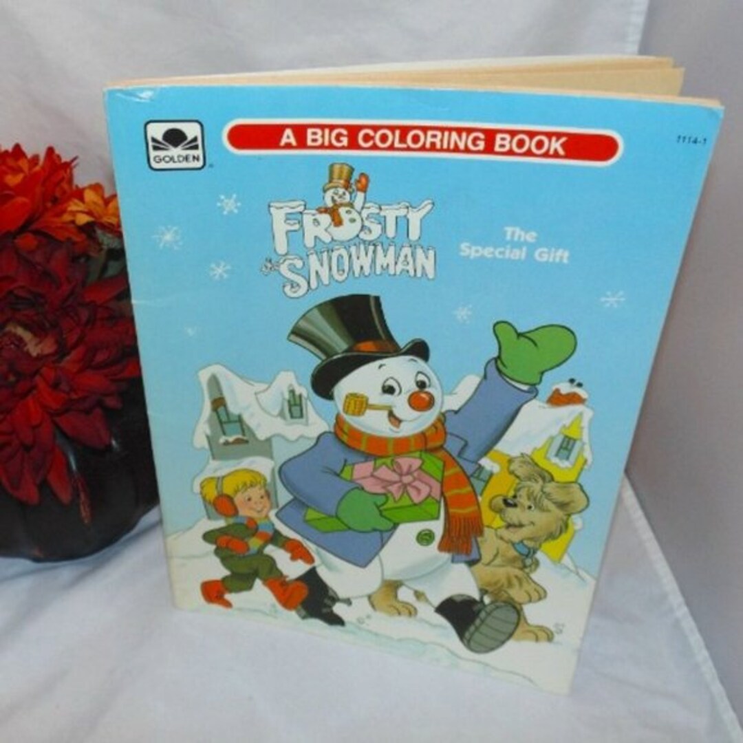 Vintage Christmas Frosty the Snowman the Special Gift Coloring Book ...