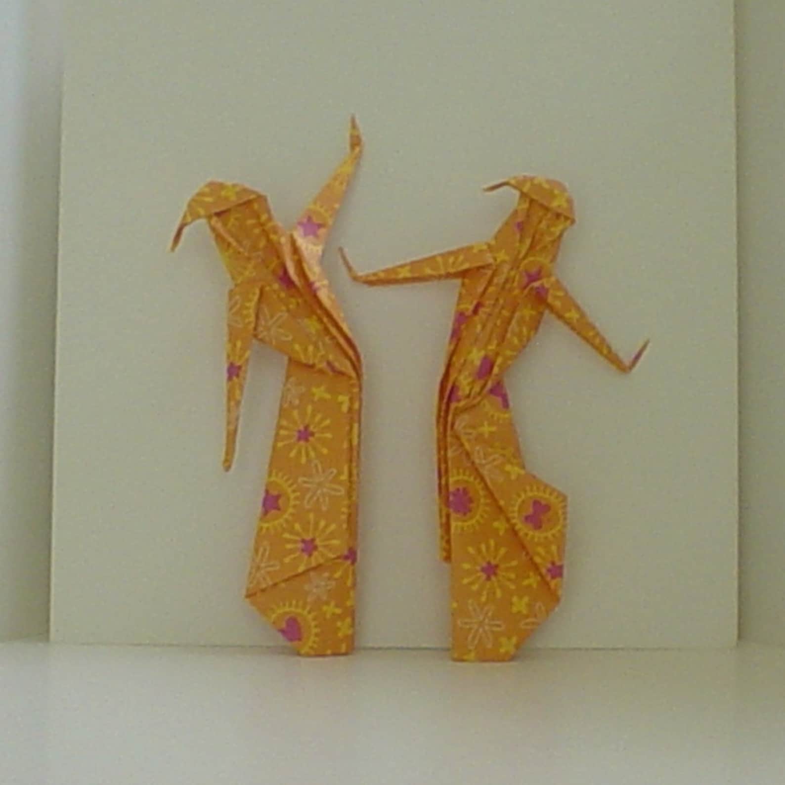 Five Ladies Dancing - Origami Nymphs - Etsy