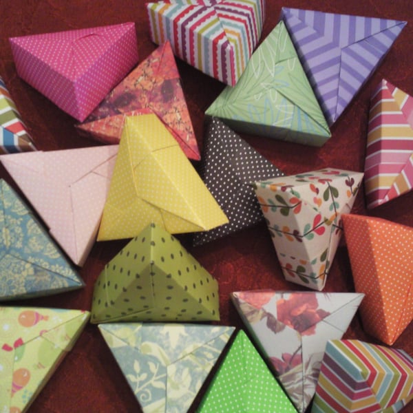 Triangle Boxes - Etsy