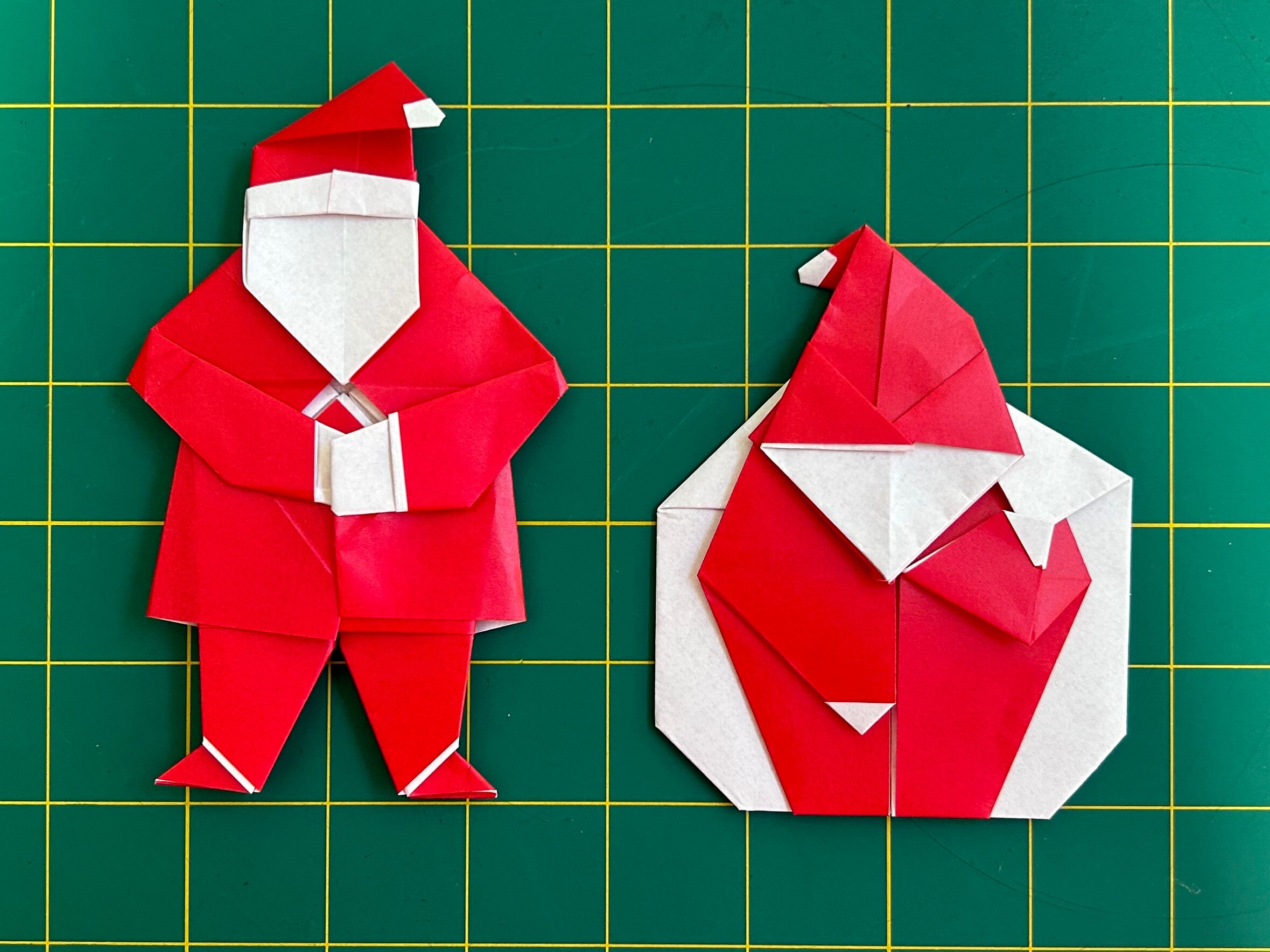 CHRISTMAS in JULY - Origami Santa - Send in the Big Guys!!! - Etsy