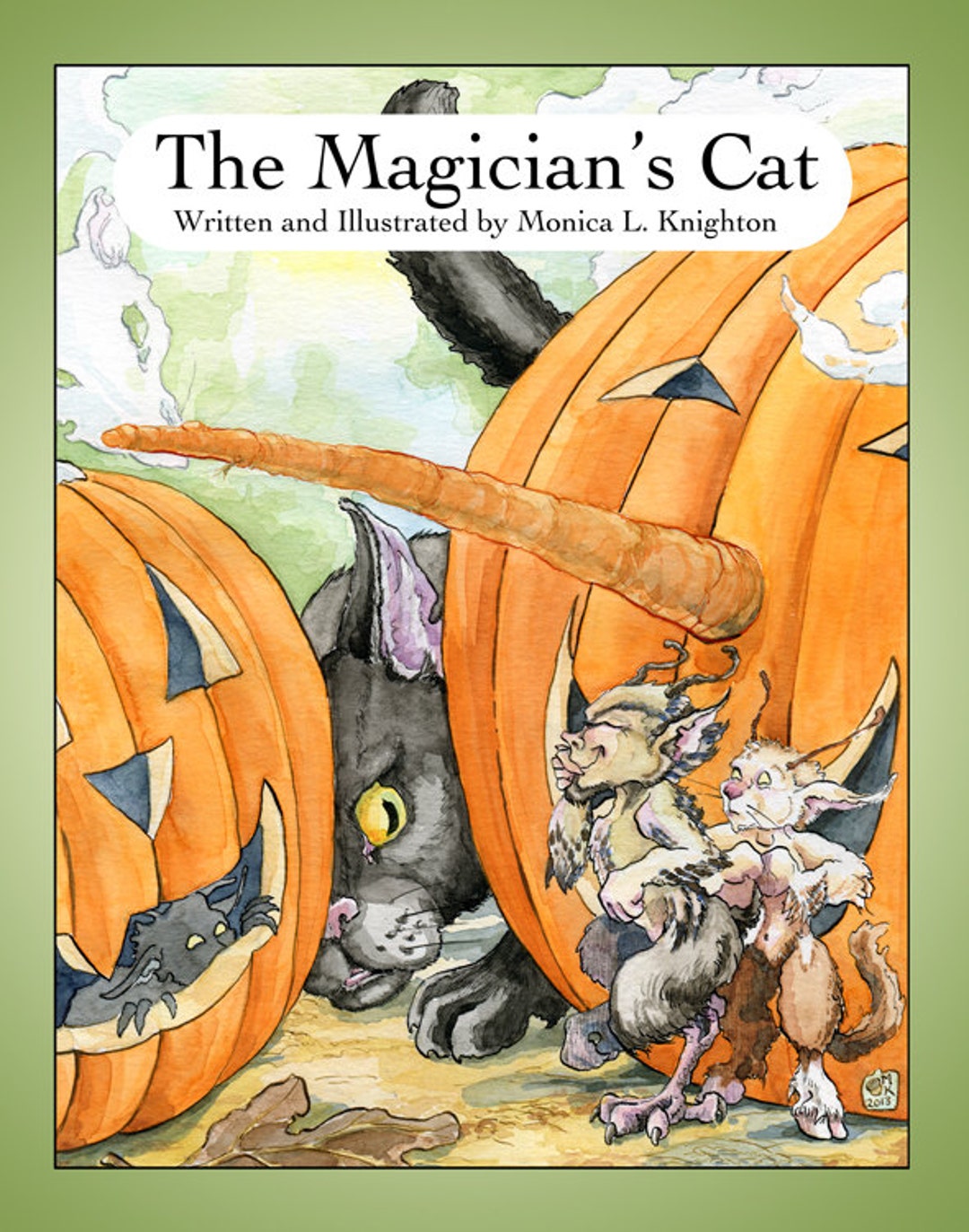 The Magician's Cat Magical Children's Book - Halloween Fun! - Etsy