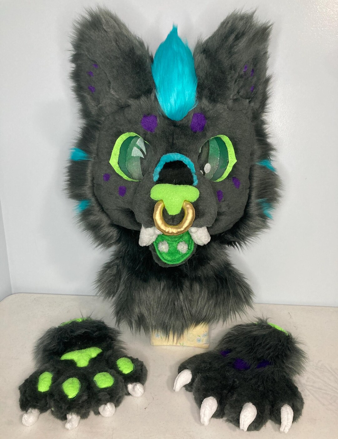 Sabertooth Tiger Mini Partial Fursuit Head - Etsy Australia