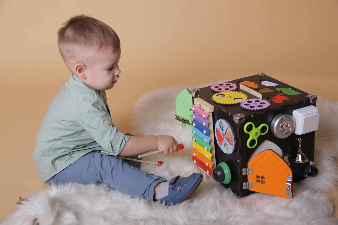 Busyboard, Busycube, Busy House, Toys Montessori, Kids Room, a Gift for ...