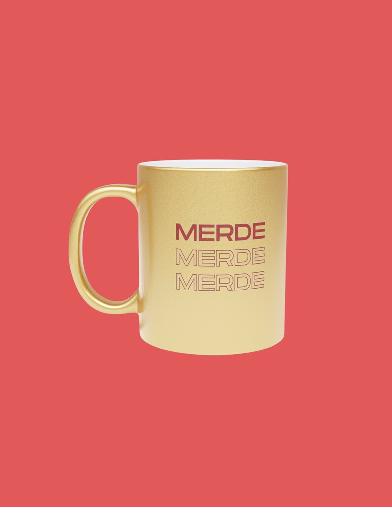 Merde Ballet Mug, Ballet Gift, Dancer Gift, Ballerina Humor, Dance ...
