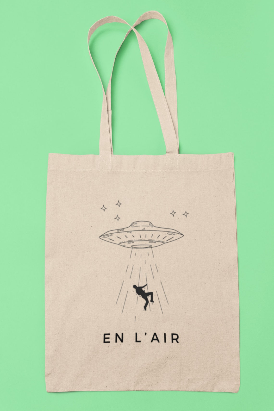 UFO Tote Bag, Alien Tote Bag, Ballet Bag, Dance Bag, Ballet Humor ...