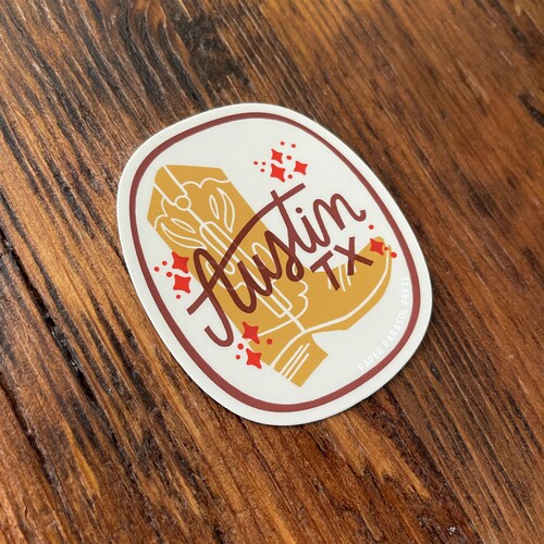 Vintage 1950's style OK Oklahoma City retro travel decal sticker state ...