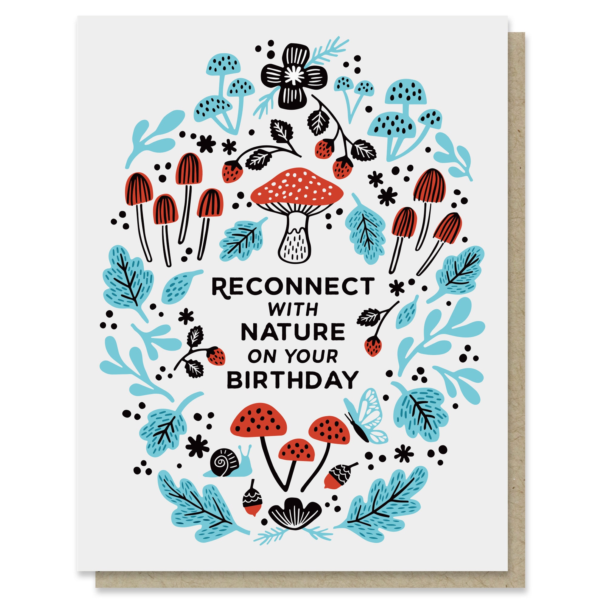 Reconnect With Nature Birthday Card - Etsy