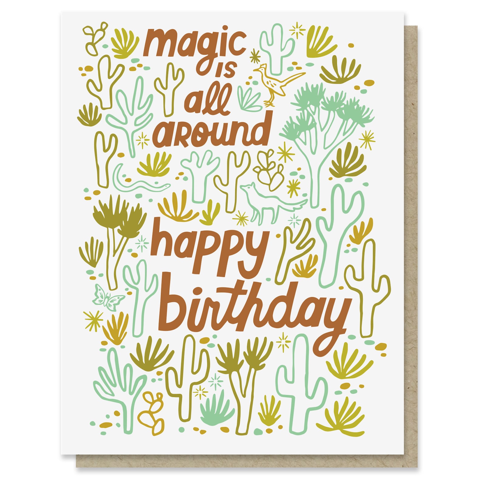 Magic Desert Birthday Card - Etsy
